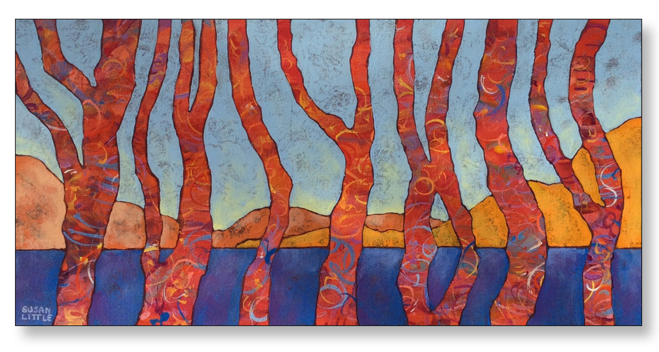 Gallery - Original Acrylic Paintings — Susan Little Watercolour ...