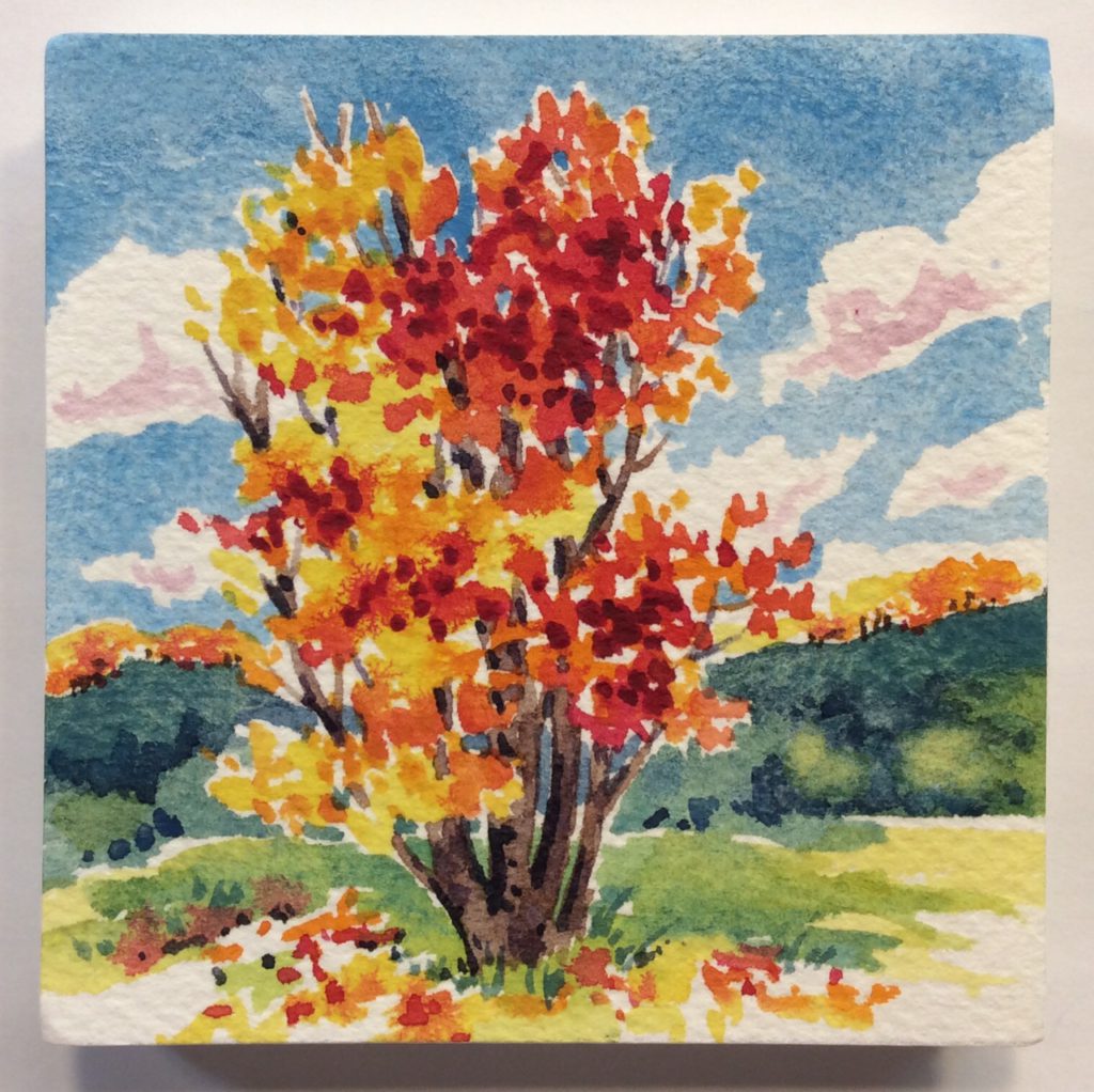 Miniature Original Watercolour Paintings — Susan Little Watercolour ...